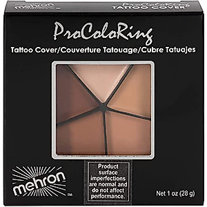 Mehron Makeup Tattoo Cover 5 Shades