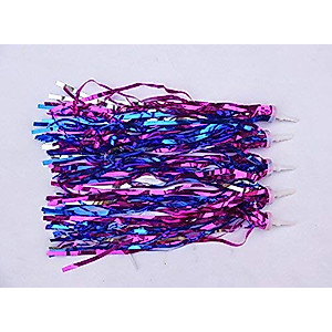 VASANA 4PCS 2 Pairs Bike Handlebar Streamers for Boys and Girls Kids Baby Bicycle Accessories Bicycle Tassel Ribbon for Bikes Handlebars