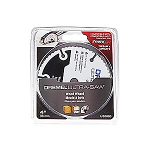 Dremel US500-01 Ultra-Saw 4-Inch Carbide Wood Cutting Wheel, White