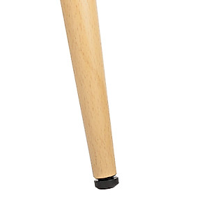 Set of 4 Mid Century Modern Side Dining Chairs for Kitchen Velvet Upholstered Dining Chair with Metal Legs (Dark Green)