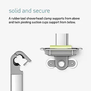 simplehuman Adjustable Shower Caddy, Stainless Steel and Anodized Aluminum