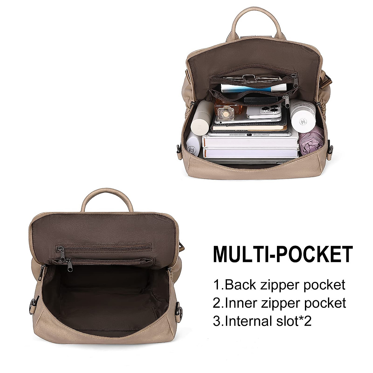 CLUCI Backpack Purse for Women+Crossbody Purses for Women