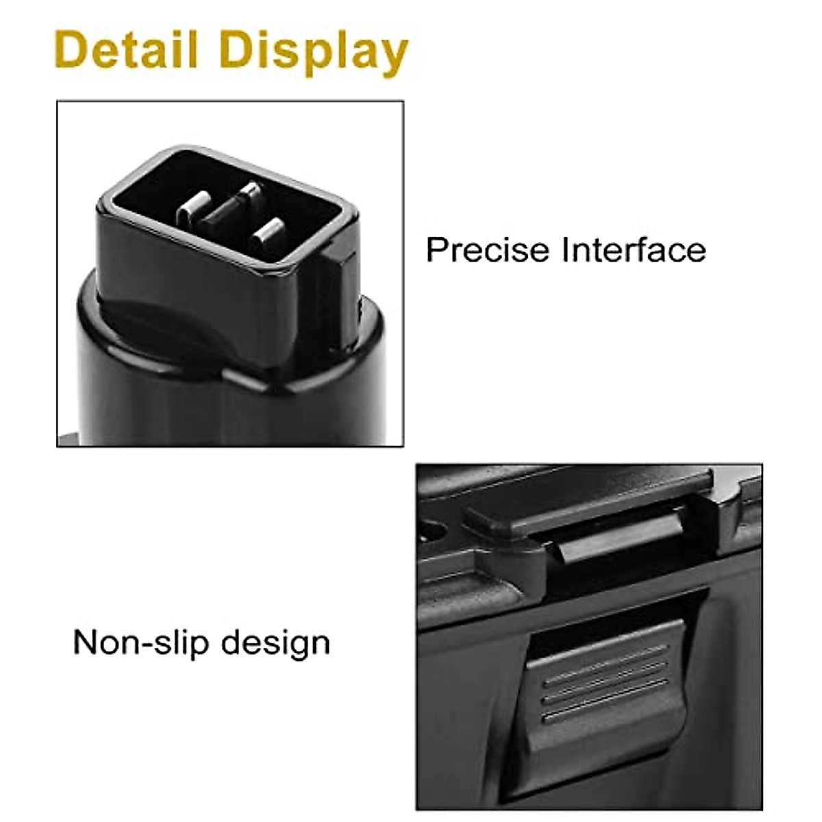 ANTRobut 2Pack 4.5Ah Replacement Dewalt 18V XRP Battery and Charger DC9320 for Dewalt 18Volt Batteries DC9096 DC9099 DC9098 DW9096 DW9099 DW9098 + Replacement 2-Port Dewalt 18V Battery Charger