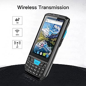 RUGLINE 2024 Android Barcode Scanner, Android13 PDA, 4GB+64GB Barcode Scanner with Keypad, Equip with Honeywell N6703 1D 2D QR Code Scanner, IP66 Inventory Scanner with Software for Warehouse
