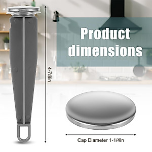 2pcs Sink Drain Parts, Lavatory Pop Up Stopper Assembly with Plug Bathroom Sink Drain Kit Pivot Ball Rod Replacement Compatible with Price Pfister & Popular Band(Grey,Green)