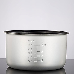Healeved Power Rice Container Rice Cooker Inner Pot Rice Cooker Replace Liner Nonstick Cooking Pot Inner，3.6 Qt Rice Cooker Small Rice Cooker Small Rice Cooker Small Rice Cooker Small