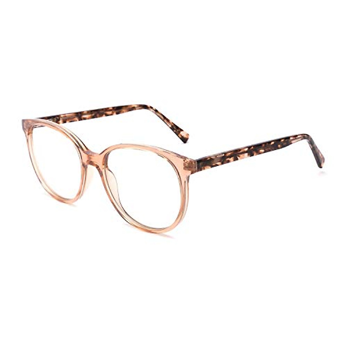 Yuluki Blue Light Blocking Glasses Spring Hinge,Lightweight Tritan Frame Fashion Anti Glare Eyestrain Computer Glasses