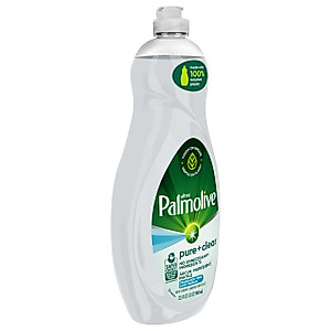 Palmolive Ultra Dishwashing Liquid Dish Soap, Pure + Clear Fragrance Free - 32.5 Fluid Ounce (Packaging may vary)