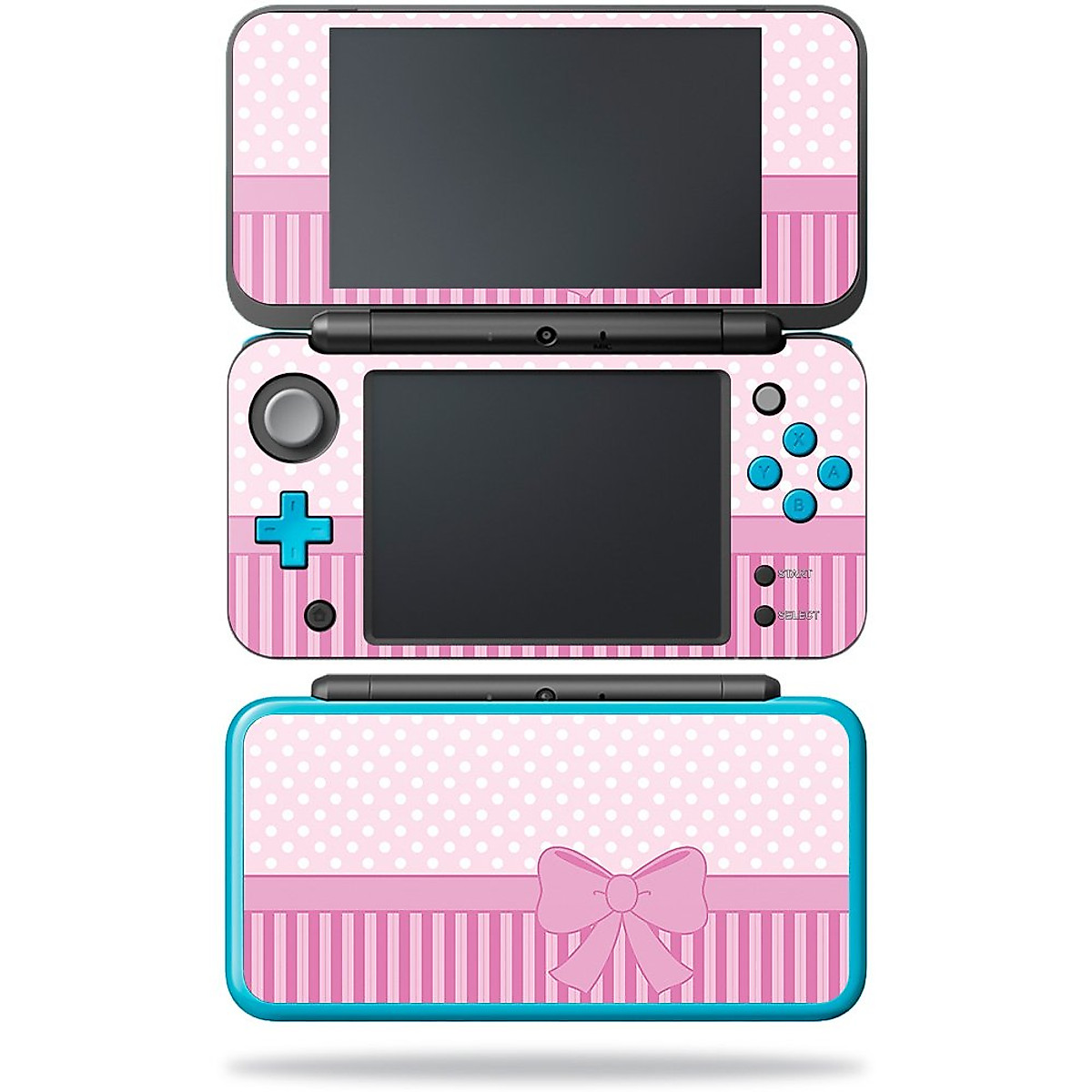 MightySkins Skin Compatible with Nintendo New 2DS XL - Pink Present | Protective, Durable, and Unique Vinyl Decal wrap Cover | Easy to Apply, Remove, and Change Styles | Made in The USA