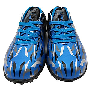 tiebaoGanar Turf Soccer Shoes Kids Football Boot Boys Girls Cleat Sneaker TBG-S76516/Blue-36