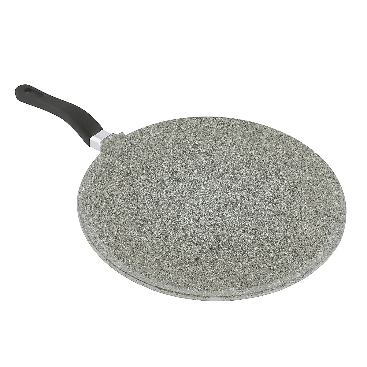 Mopita 28cm/11" Non-Stick Cast Aluminum Crepe Pan, Medium, Grey