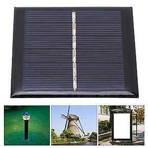 Solar Panel Charger, Lightweight Solar Panel Easy to Install for Small Household Lighting System, Mini USB Solar Panel Monocrystalline Module DIY Solar Panel Kit