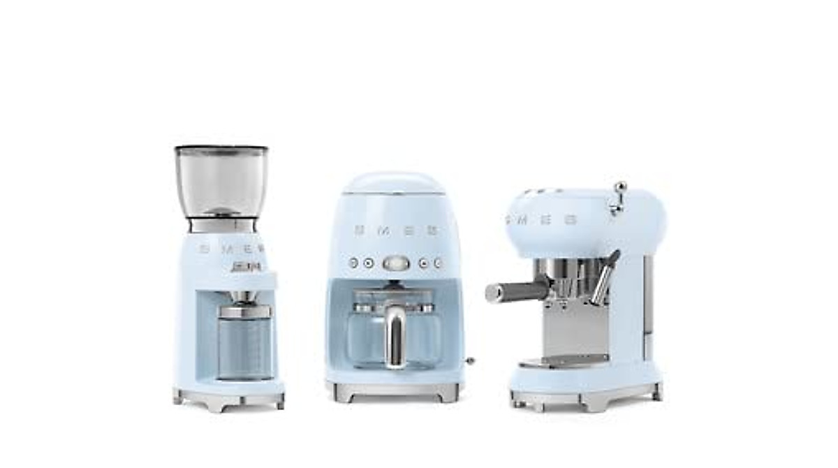 Smeg 50's Retro Drip Coffee Maker - Pastel Blue | Modern & Stylish