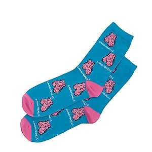 LimaLima Men's Funny Novelty Saggy Balls Crew Socks