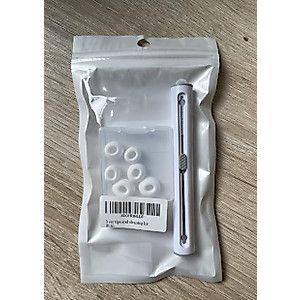 [3 Pairs] Replacement Ear Tips for AirPods Pro and AirPods Pro 2nd Generation with Noise Reduction Hole, 3 in 1 Cleaner Kit for AirPods 1 2 3 Pro/Pro 2, Silicone Ear Tips for AirPods Pro (S/M/L)