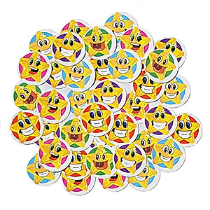 Kenson Kids We Can Do It! Customizable Dry Erase Incentive Chart (14 1/2"x 30") with Cling Reward Smiley Face Stars - Home, School, Preschool Classroom by Makers of The I Can Do It! Reward Chart