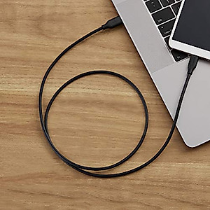 Amazon Basics USB-C to Micro USB 2.0 Fast Charging Cable, 480Mbps Transfer Speed, USB-IF Certified, 3 Foot, Black