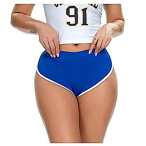 Workout Booty Shorts for Women Sexy High Waisted Butt Lifting Anti Cellulite Gym Running Sports Dolphin Hot Shorts