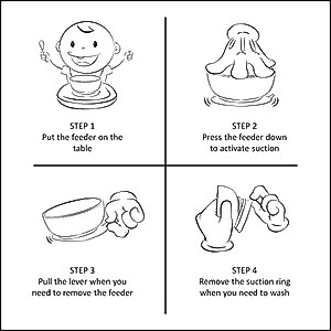 Xboo Toddler Plates, Bamboo Baby Suction Plates, Bamboo Suction Plates for Toddlers, Stay Put Feeding Plates, Wooden Divided Plate, Baby Dishes, Kids Plates, BPA Free | Rex_Green