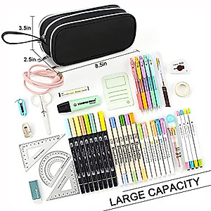 LOVEVOOK Laptop Backpack for Women Travel Backpack College Purse Teacher Back Pack 15.6 Inch Stylish Work Computer Bag with Pen Case, Black