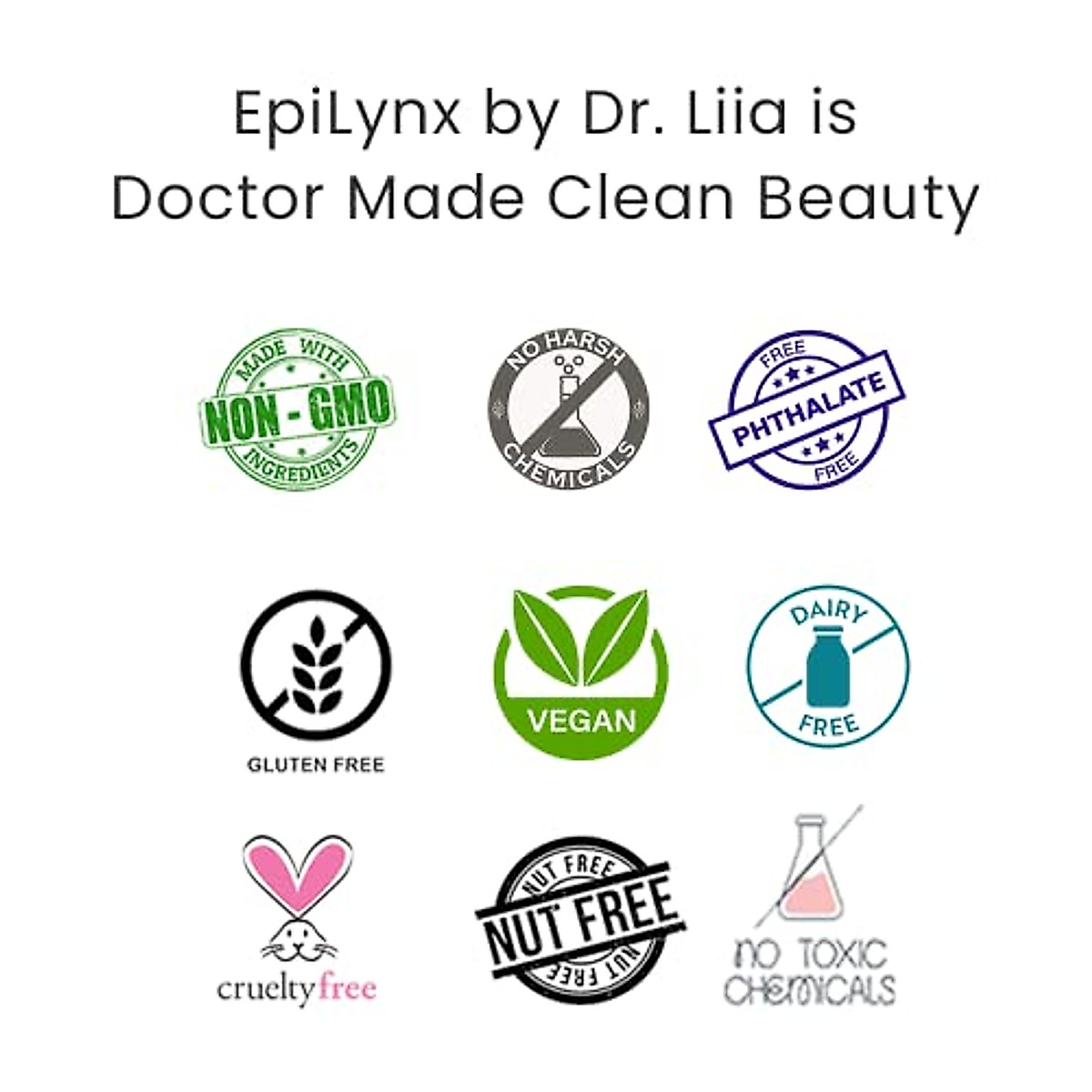 EPILYNX Long Lasting Waterproof Liquid Eyeliner with Precision Tip | Gluten and Allergen Free, Vegan Eyeliner Pencil |2mL| Green by Dr. Liia