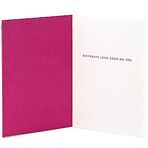 Signature 899RZH1072 Hallmark Birthday Card for Women (Damn, Girl Letter Board)