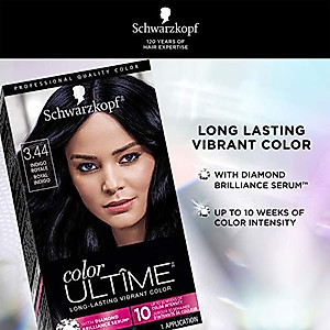 Schwarzkopf Color ultime permanent hair color creme, glam nights, 3.44 indigo royale