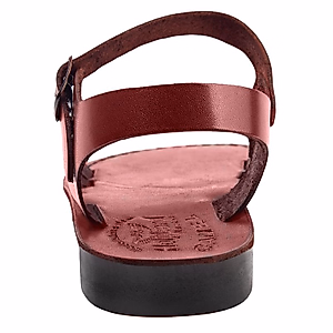 Holy Land Market Men/Women Biblical Jesus Leather Sandals/Slides From Jerusalem (Yousef Style)