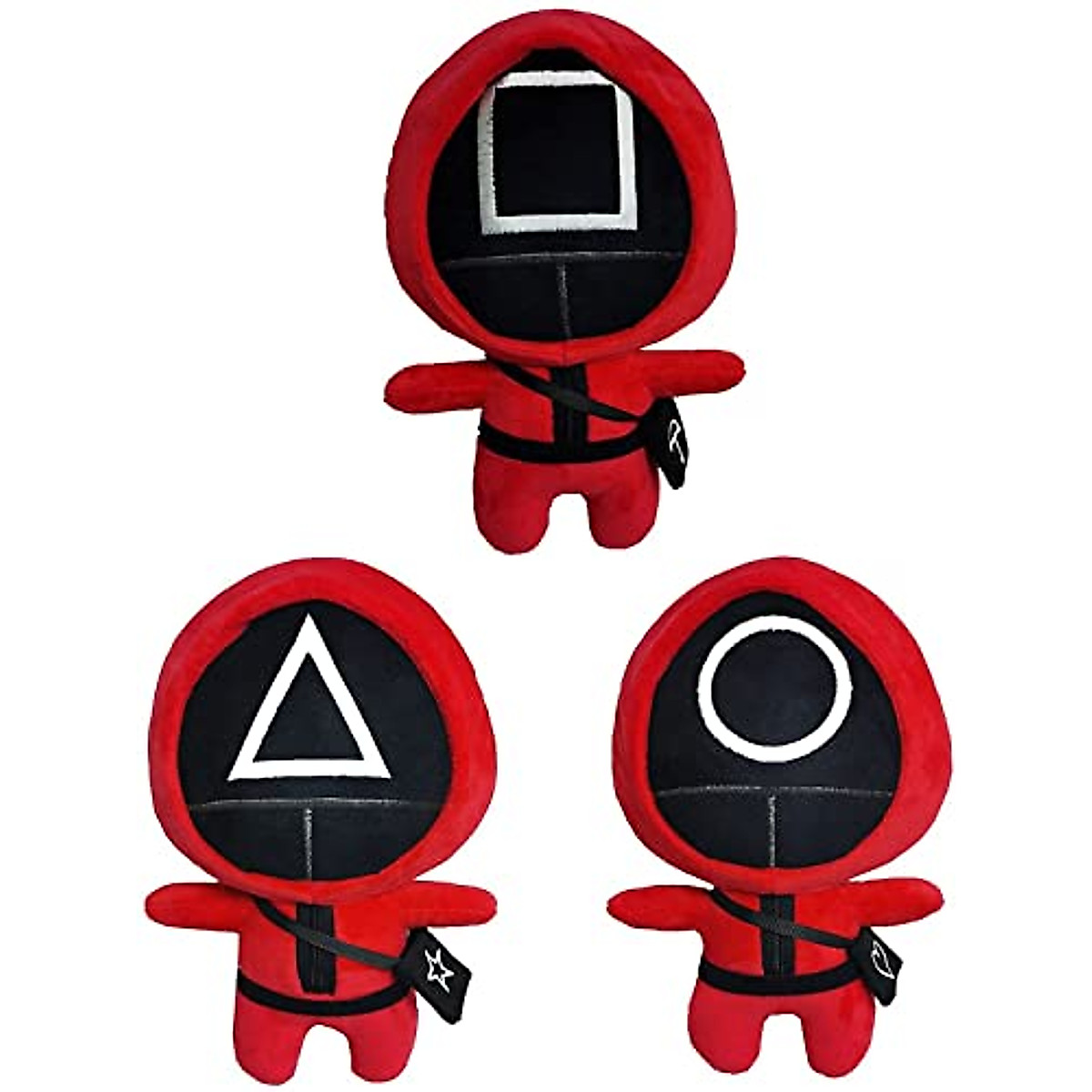 DENTIFINE 9.5 Inch Squid Plush Doll 2021 Video Game Masked Man Doll Collection Gift Accessories, colección de figuras de Hombre enmascarado, adornos de Regalo