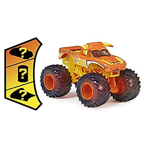 Monster Jam 2022 Spin Master 1:64 Diecast Truck with Bonus Accessory: See-Thru Crew El Toro Loco