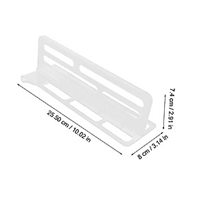 KICHOUSE Refrigerator Divider Freezer Dividers for Bottom Freezer Plastic Storage Drawer Plastic Drawer Freezer Door Shelf Freezer Drawer Dividers Food Model Multifunction Pp