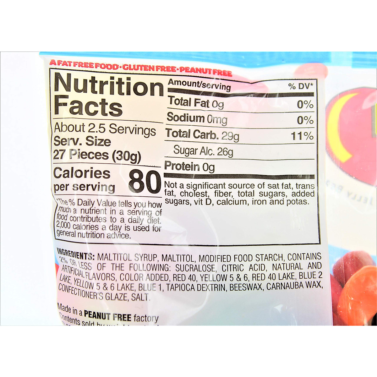 Jelly Belly Sugar Free Assorted Flavor Jelly Beans 2.8 oz Bag (3 Pack)