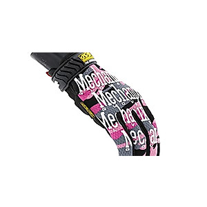 Mechanix Wear: The Original Women’s Pink Work Gloves with Secure Fit, Flexible Grip for Multi-Purpose Use, Durable Touchscreen Tactical Gloves for Women (Pink Camouflage, Women's Medium)