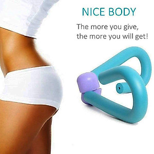 Thigh Master,Home Fitness Equipment,Workout Equipment of Arms,Inner Thigh Toners Master,Trimmer Thin Body,Leg Exercise Equipment,Arm Trimmers,Best for Weight Loss(Blue)