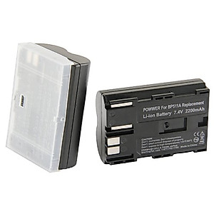 STK BP-511a BP-511 2 Pack Battery for Canon Rebel BP511a Charger DS6041 Eos 1d 10 d 30d d30 20d 40 50 50d Eos5d Eos20d Powershot g3 g5 g6 Pro 1 BG E2N Grip ZR600 BP511 Cannon Accessories CB 5L CG 580