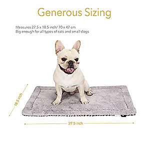 Self Heating Cat Pad Self Warming Cat Bed 27.5" x 18.5" Thermal Cat Mat for Outdoor and Indoor Pets