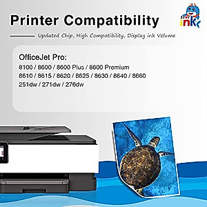 starink Compatible 950XL 951XL Combo Ink Cartridges Replacement for HP 950 951 fit for OfficeJet Pro 8600 (Plus) 8610 8620 8625 8630 8615 8100 8640 8660 Printer(Black Cyan Magenta Yellow) 4-Pack