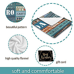 Blanket Gifts for Dad from Daughter, Soft Throw Blanket, Birthday Gifts for Dad, Dad Gifts from Daughter, Flannel Soft Dad Blankets, Christmas for Dad(60” x 50”)