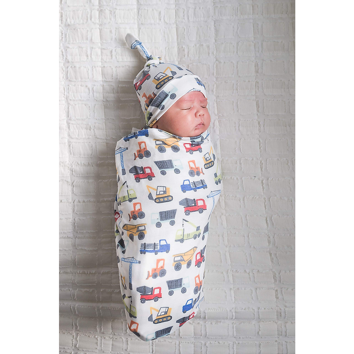 Copper Pearl Large Premium Knit Baby Swaddle Receiving Blanket Diesel