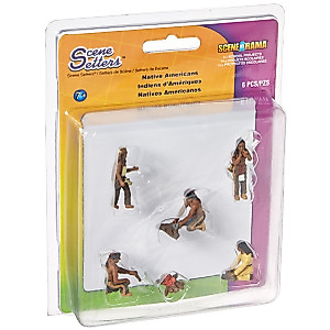 Woodland Scenics SP4343 Diorama Native American Scene Setter