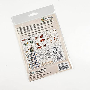 49 AND MARKET Curators Mead RUB-ON 6X8 6/PKG, White