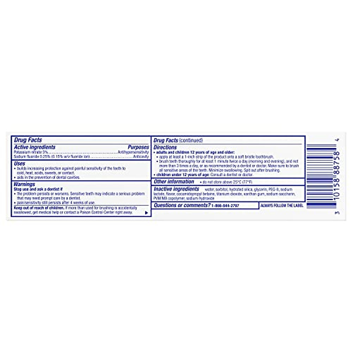 Sensodyne Pronamel Intensive Enamel Repair Toothpaste for Sensitive Teeth, to Reharden and Strengthen Enamel, Extra Fresh - 3.4 Ounces