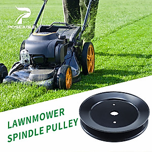 POSEAGLE 3 Pack 153535 Pulley Replaces 153535 Craftsman Pulley 153535, CP 153535 Pulley Craftsman, Mandrel Pulley 173436 Pulley, 532153535, 532173436, 129861, 177865, 539112171, Ariens 21546127