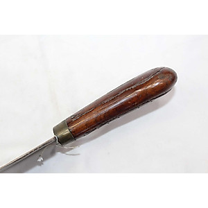 Rajasthan Gems Dagger Knife Kukri Khukuri Old Handmade Steel Blade Engraved Wood Handle D835