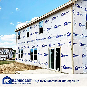 Barricade House Wrap 3' x 150' Roll - Economical Builder Grade House Wrap