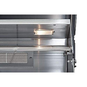 42" SS Built-In Gas Grill w/4 Burner, Work Light and LED Controls - NG