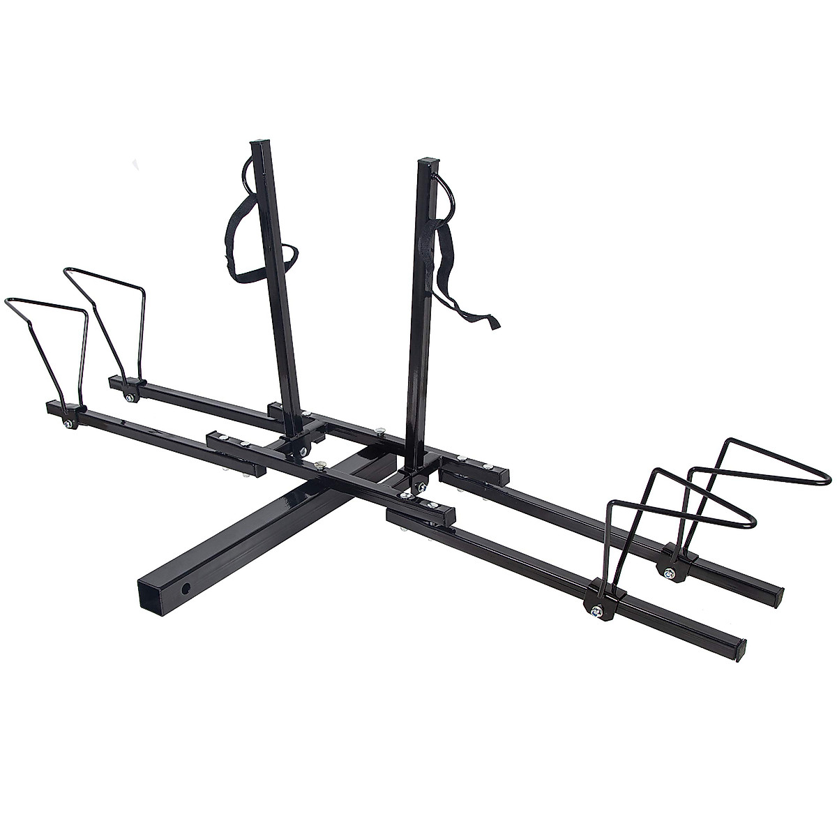 Hitch Mount Bike Rack Carrier Upright 2 Mountain Bike E-Bike Carrier Platform Style 2" Rear for SUV Van Truck Minivans RV Trailer