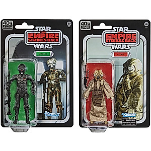 STAR WARS The Black Series 4-LOM and Zuckuss Toys 6-Inch-Scale The Empire Strikes Back Collectible Figures 2-Pack (Amazon Exclusive)