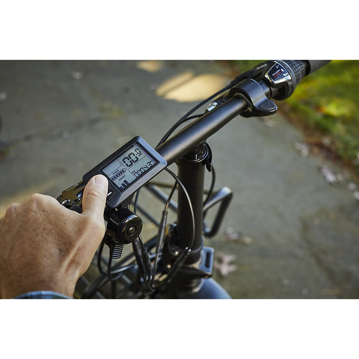 Buzz Centris 20” Fat Tire Folding eBike, Off Road ebike, 500W Rear Hub Motor, Class 2 eBike 20 MPH Pedal Assist and Throttle, 6-Speed Shimano Twist Shifting, Black