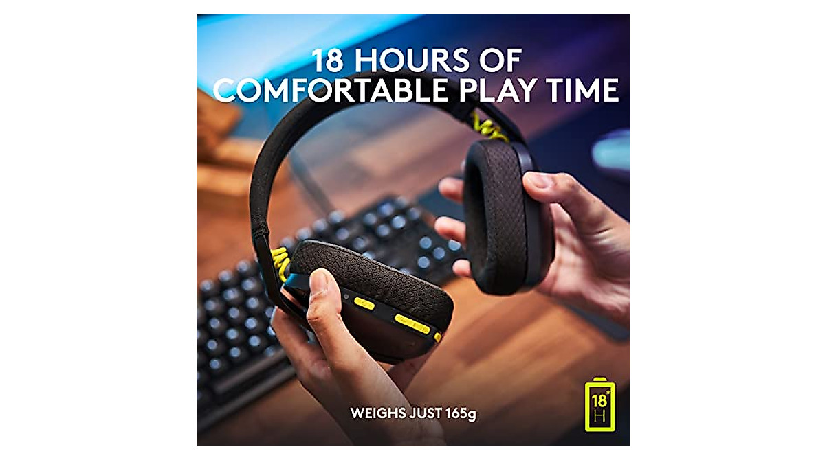 Logitech G435 Wireless Gaming Headset - 18h Battery Life